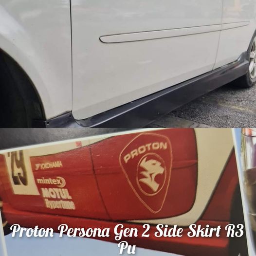 PROTON GEN 2 PERSONA R3 SIDE SKIRT PU MATERIAL WITHOUT PAINT | Shopee ...