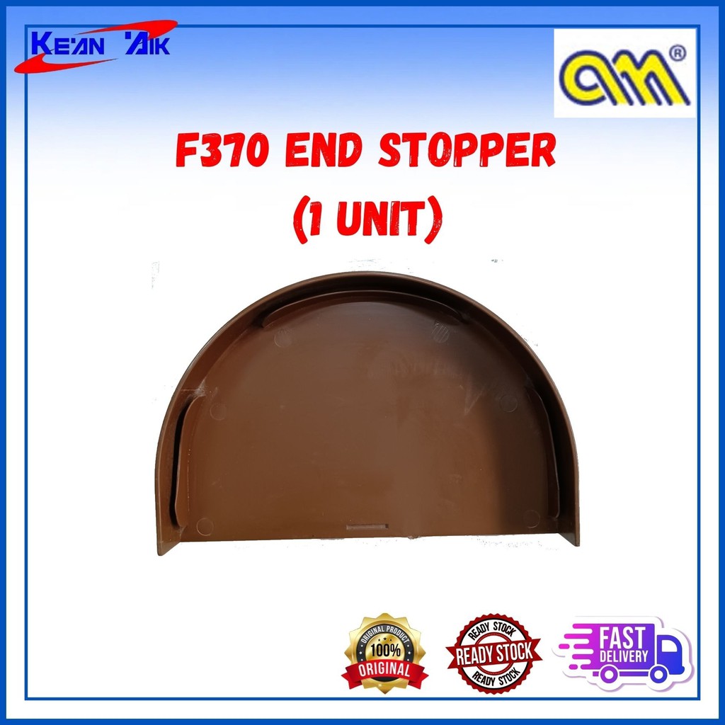 F370 Arensi-Marley Pvc Gutter End Stopper End Cap (Brown) | Shopee Malaysia