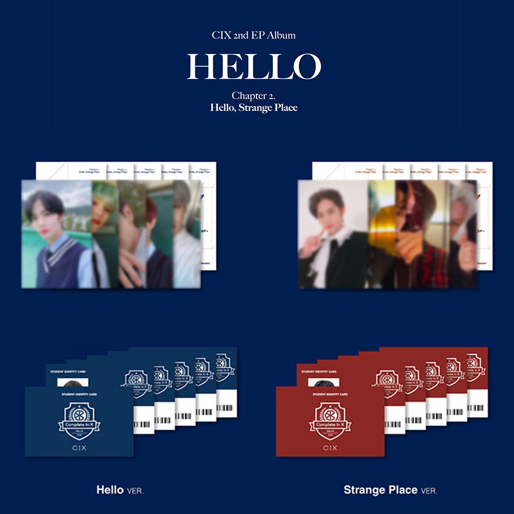 CIX 2nd EP Album - HELLO Chapter 2. Hello, Strange Place [Photocard ...