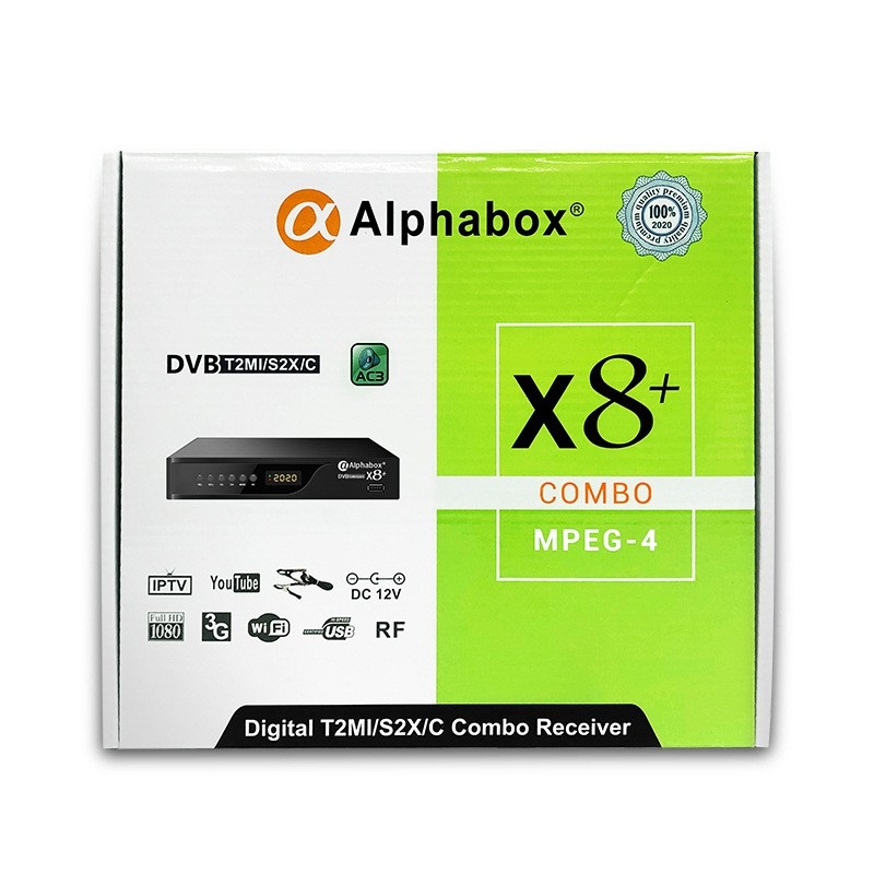 Alphabox x8+/TNTSTAR TNT-X01/ T2/S2/C Combo Decoder Digital Ninmedia ...