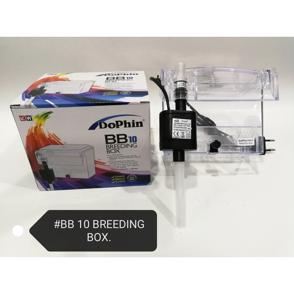 Dophin BB10 Breeding Box Pump Set Fish Aquarium 3.2W 170L/H | Shopee ...