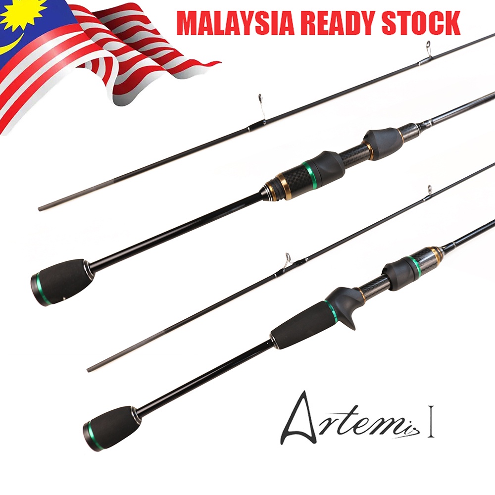 Artemis I Malaysia Ready Stock Ultralight Rod Solid Carbon Spinning Rod ...