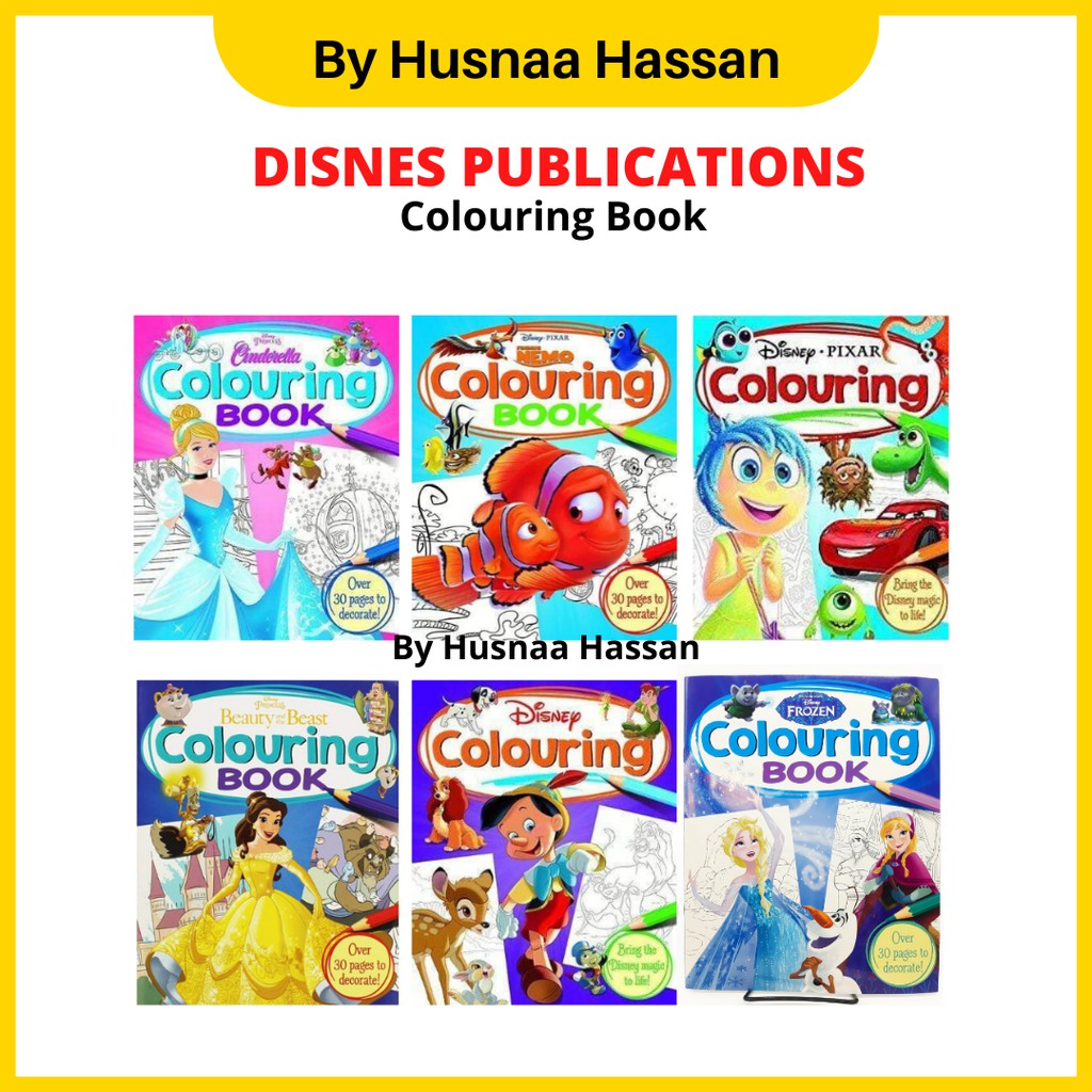 DISNEY Colouring Book (1 pc) - Buku Mewarna Kanak-Kanak | Shopee Malaysia