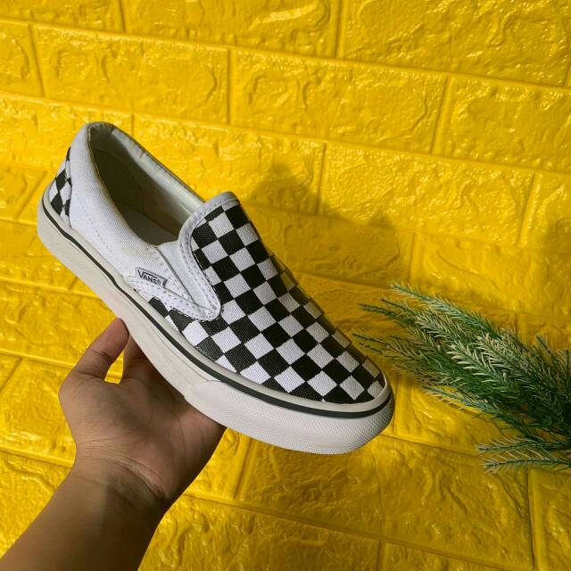 Vans slip on Checkerboard Premium (Import Quality) | Shopee Malaysia