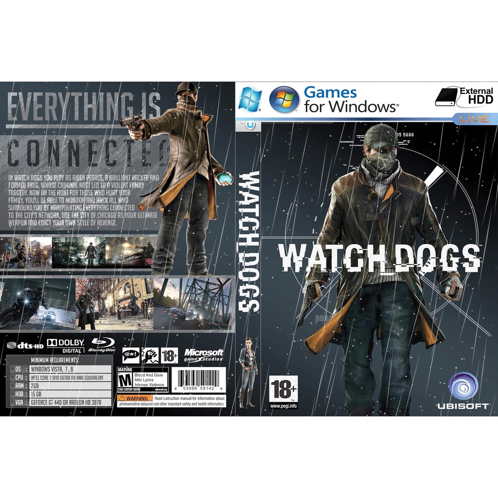 Watch Dogs v1.06.329 + All DLCs PC GAME Offline [Pendrive INSTALLATION ...