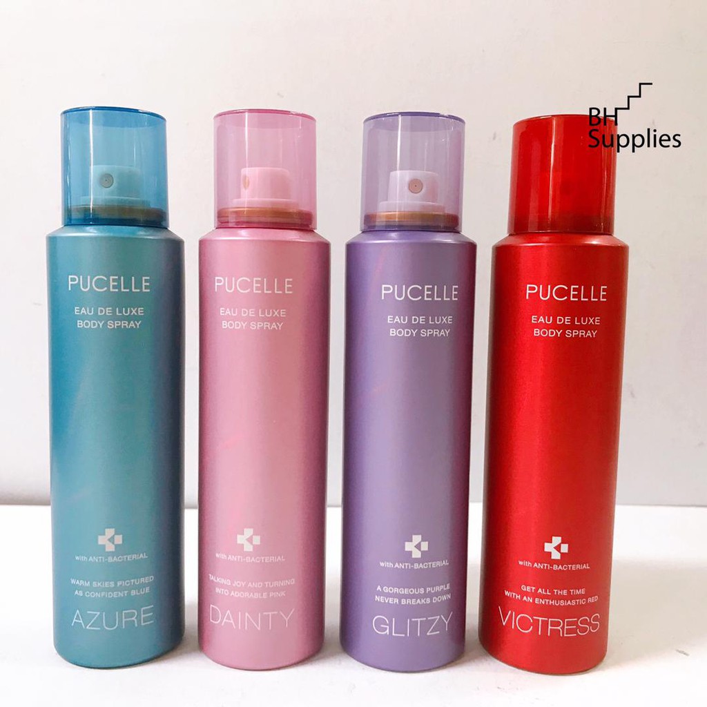 PUCELLE Eau De Luxe Body Spray 150ml / Perfume / Minyak Wangi | Shopee ...