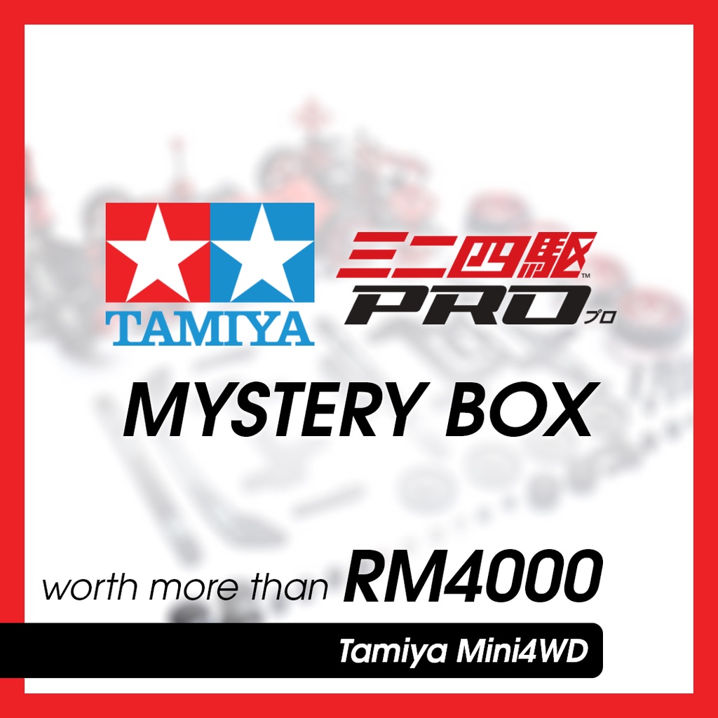 🔥SHIP FROM KL🔥 Tamiya Mini4wd RM4000 Mystery Box | Shopee Malaysia