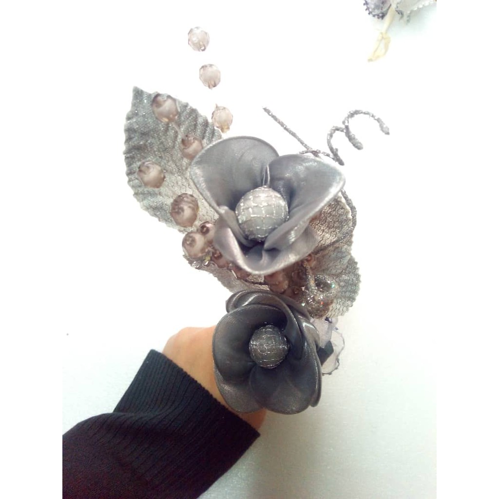 BUNGA ROZEK 2 LAYER RM6.90 ( jenis pin ) | Shopee Malaysia