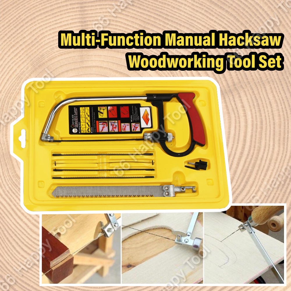8pcs Multifunctional Hacksaw Woodworking Tool Set Universal Mini Cut ...