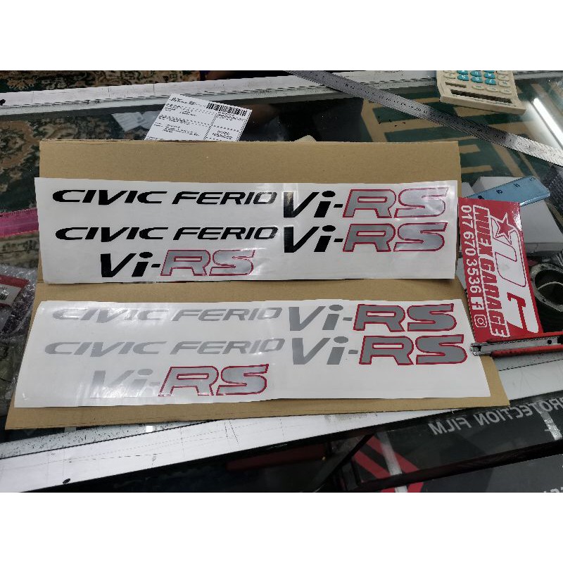 Ferio VIRS sticker Honda Civic EK99 | Shopee Malaysia