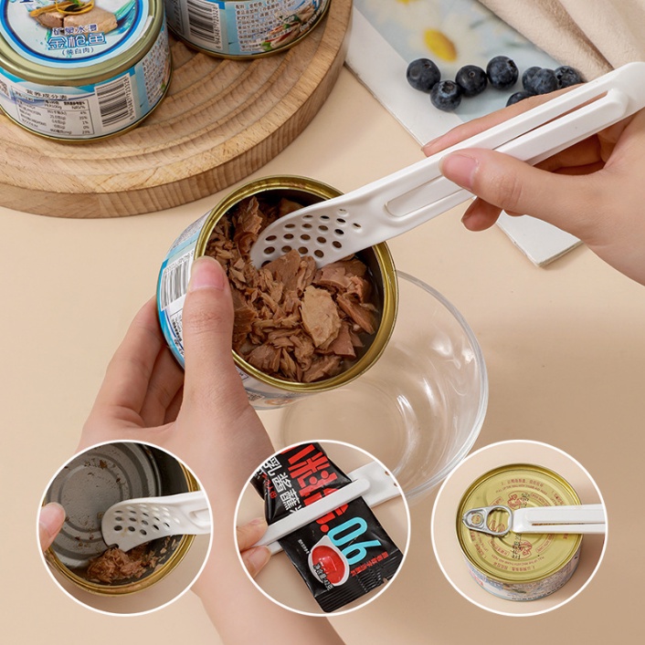 1pc 4 in 1 Can Canned Opening Spoon Opener Tuna Strainer Sauce Squeeze ...