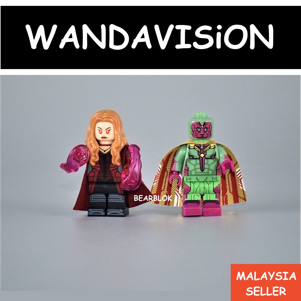 Lego Compatible WandaVision Wanda Vision minifigure | Shopee Malaysia