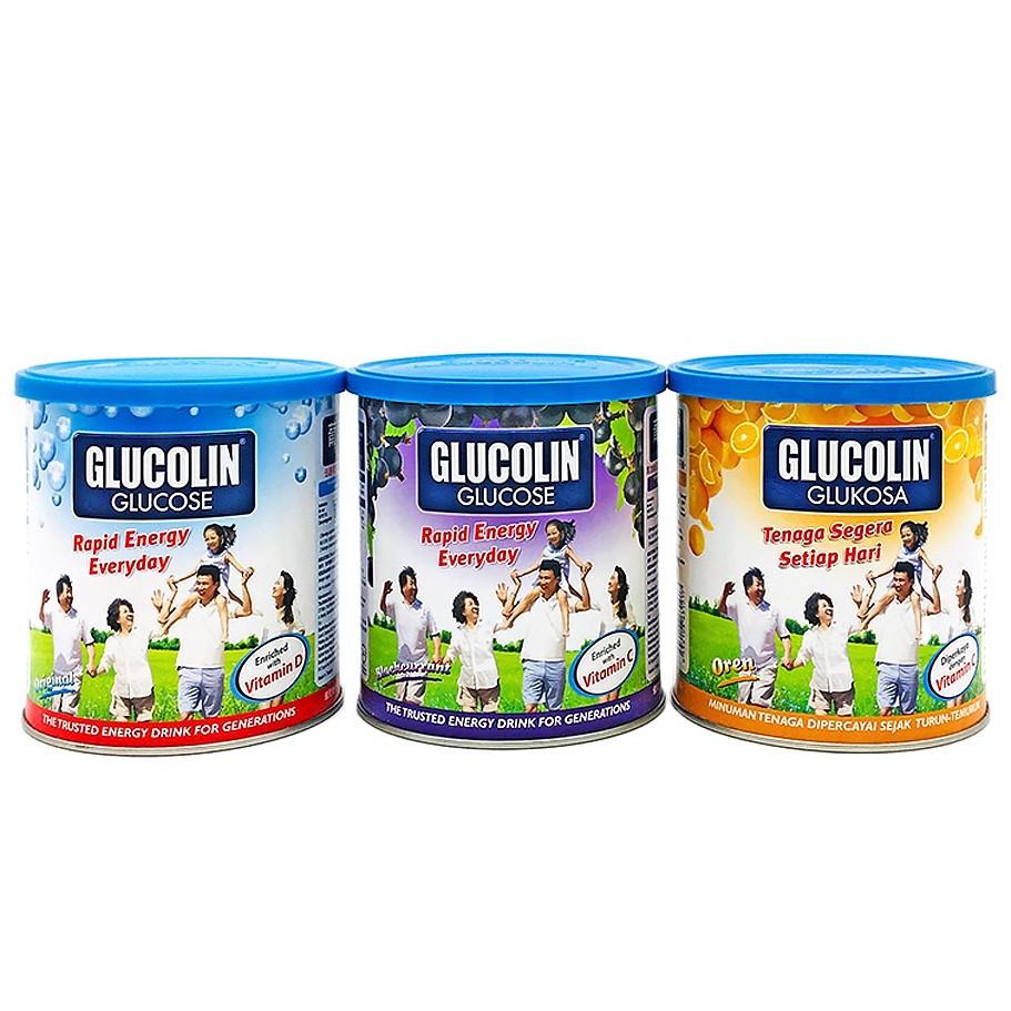 GLUCOLIN Glucose 420G (Original/Orange/Blackcurrant) | Shopee Malaysia