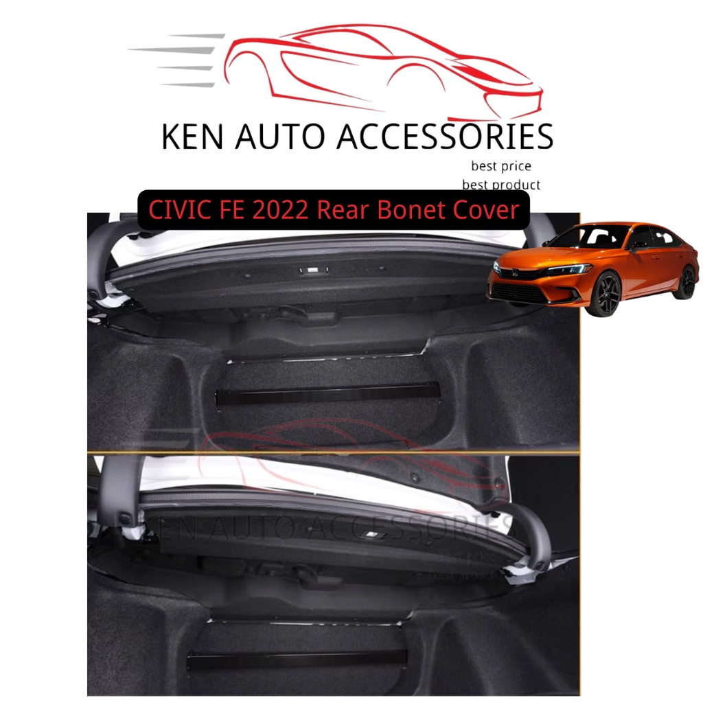 Honda Civic FE 2022-2024 / Rear Bonet Cover [ PLUG AND PLAY ] | Shopee ...