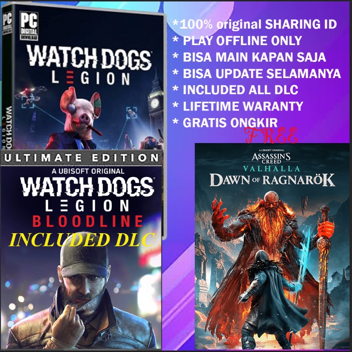 Watch Dogs Legion Ultimate Edition/WatchDogs Legion ORIGINAL GAME PC ...