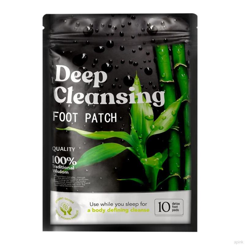 10Pcs Foot Patches Set Body Care Foot Pads Relieve Stress Natural Deep ...