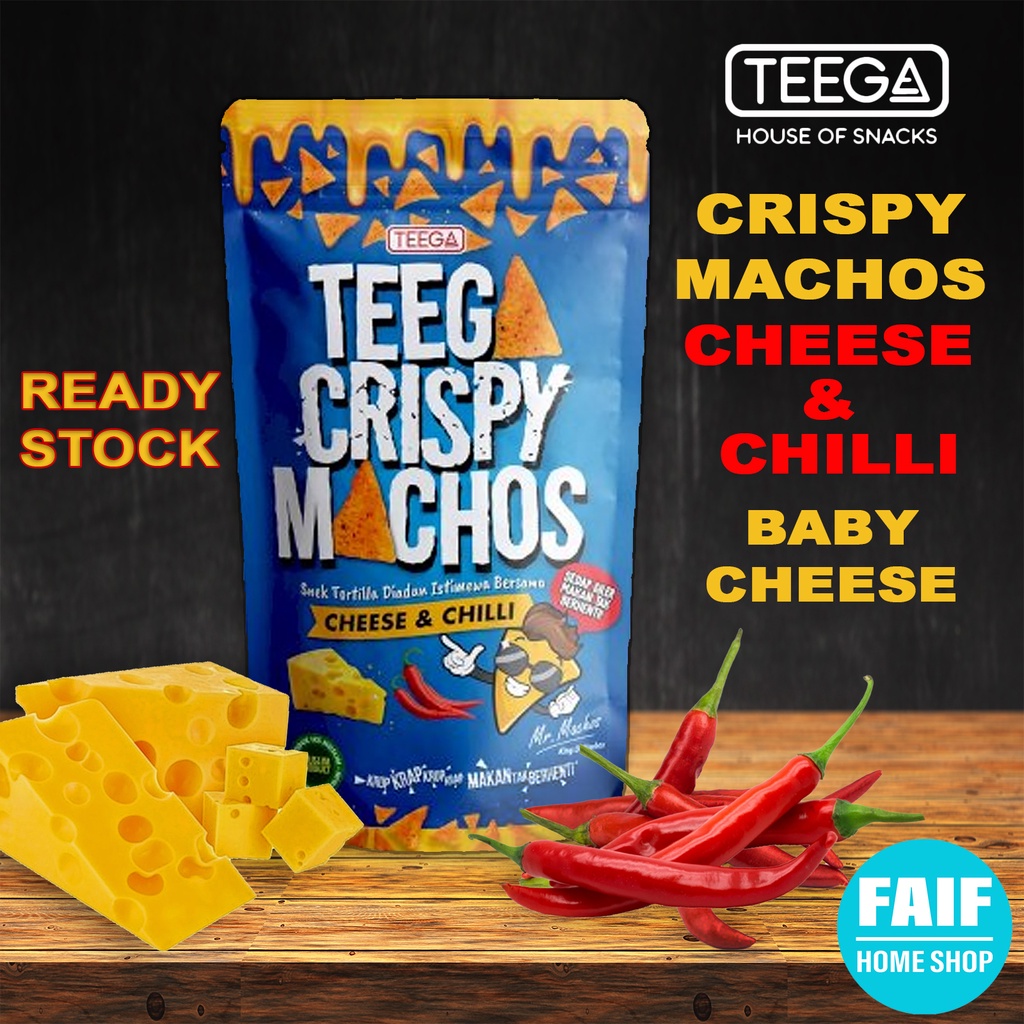 TEEGA CRISPY MACHO BABY CHEESE [READY STOCK] | Shopee Malaysia