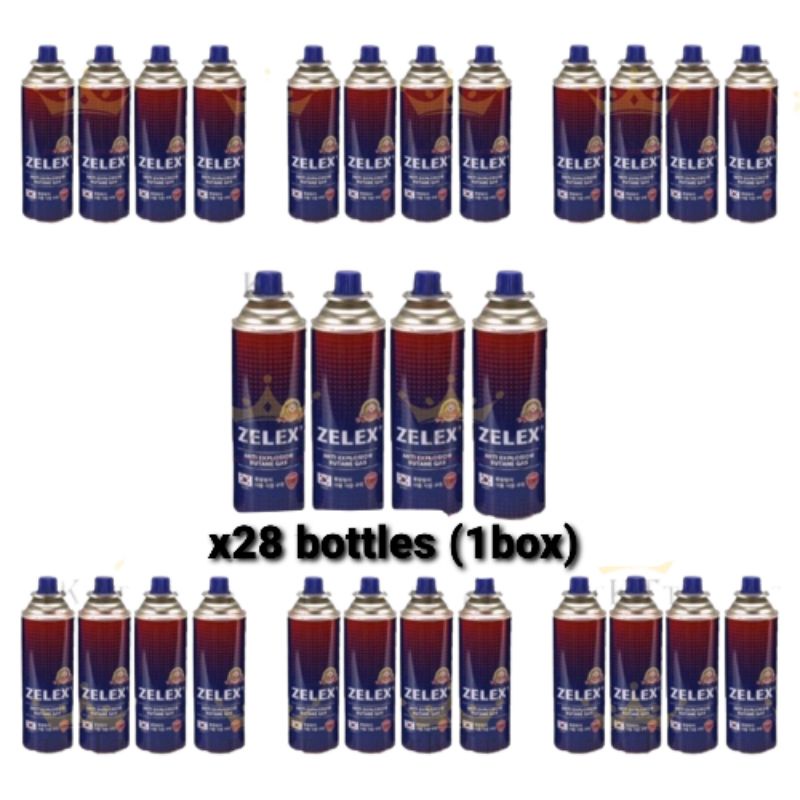 28 Bottle Liquefied Butane Gas Cartridge Portable Gas Stove Cartridge ...
