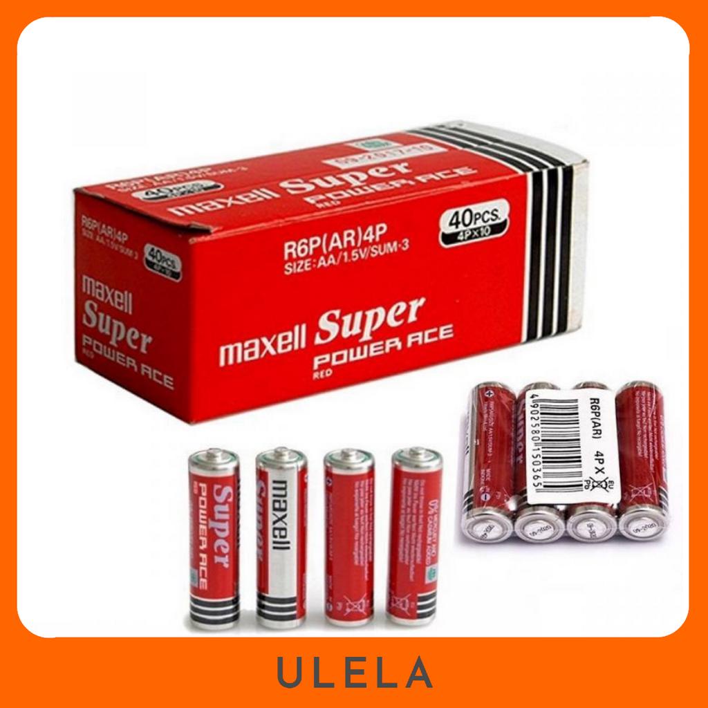 MC 🔥 Original MAXELL Super Power Ace Red Heavy Duty [40pcs/box] Bateri ...
