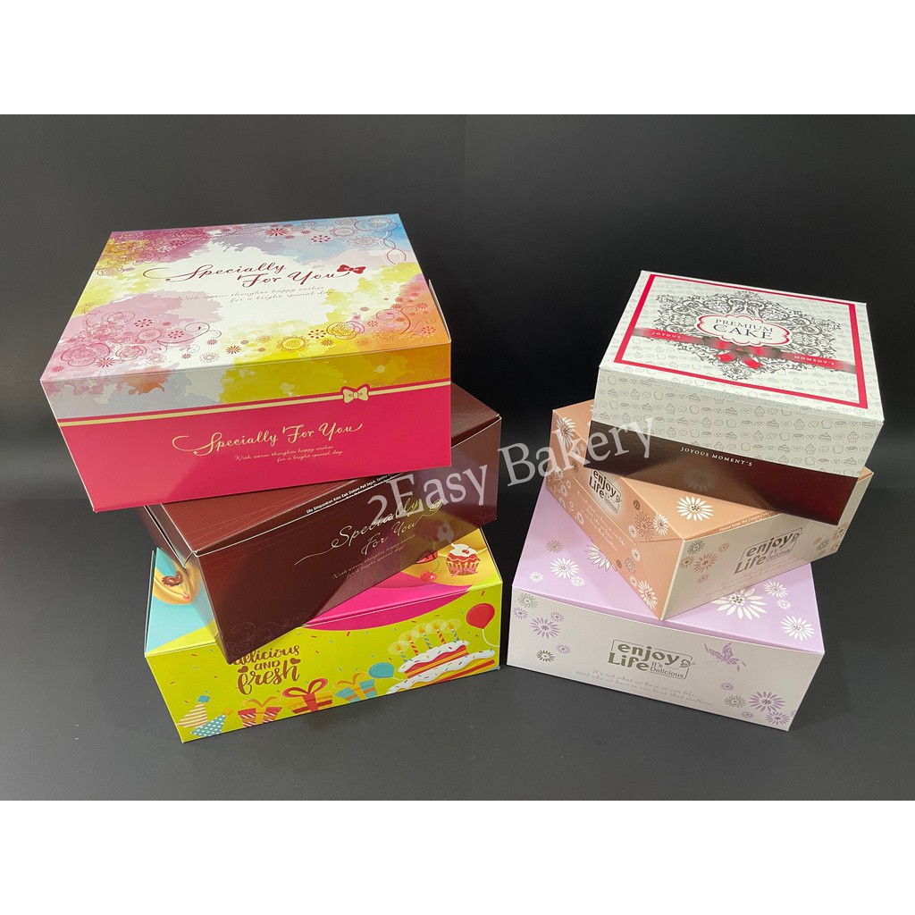 Cake Box / Kotak Kek / Bakery Packaging Box [Ready Stock] | Shopee Malaysia