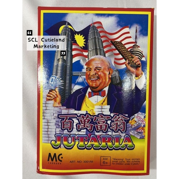 JUTARIA Monopoly Classic Family Game Millionaire Game | Shopee Malaysia