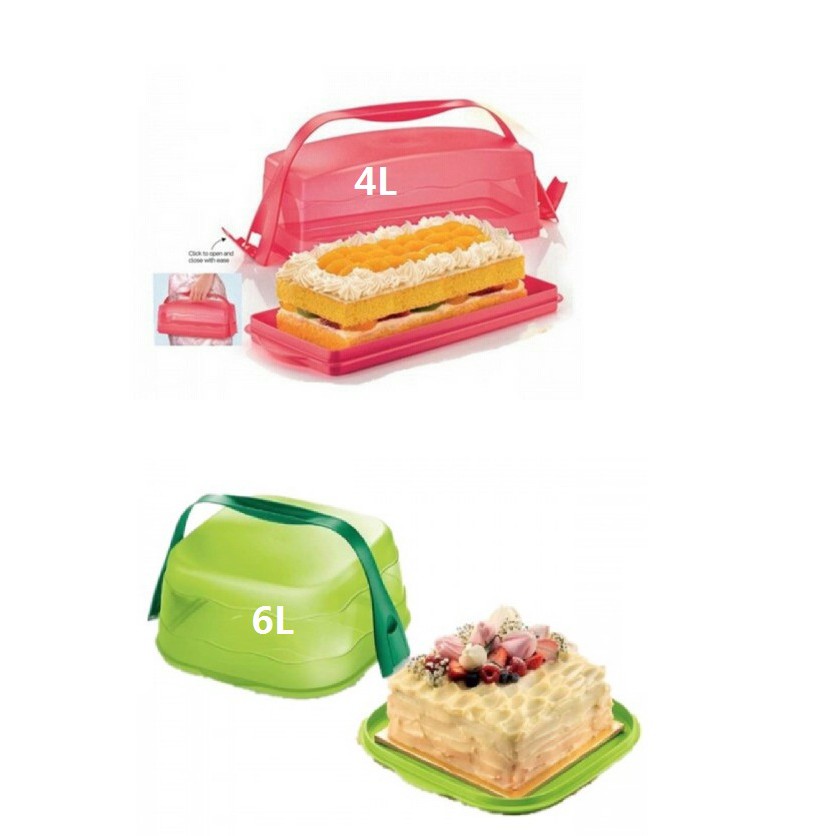 Tupperware Cake Carrier 4L OR 6L | Shopee Malaysia