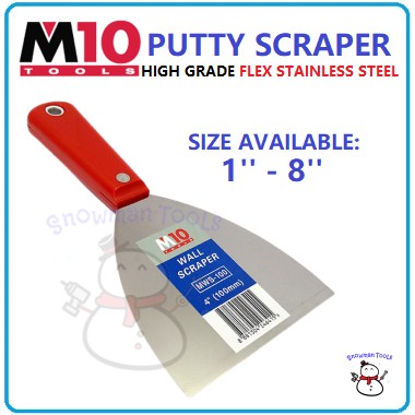 PENGIKIS BESI M10 BRAND WALL SCRAPER PUTY SCRAPER PENGIKIS CAT KUALITI ...