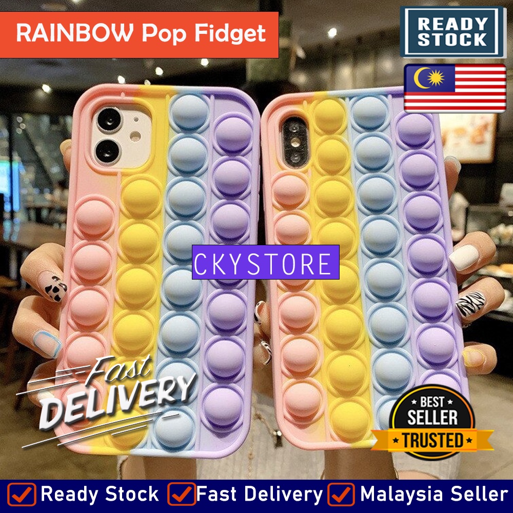 APPLE IPHONE 12 SE 2020 11 13 PRO MAX X XS XR 6 6S 7 8 PLUS RAINBOW Pop ...