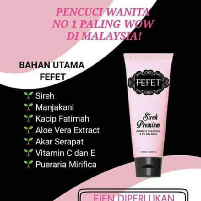 Fefet Pembersih Keintiman Wanita No.1 Di Malaysia | Shopee Malaysia