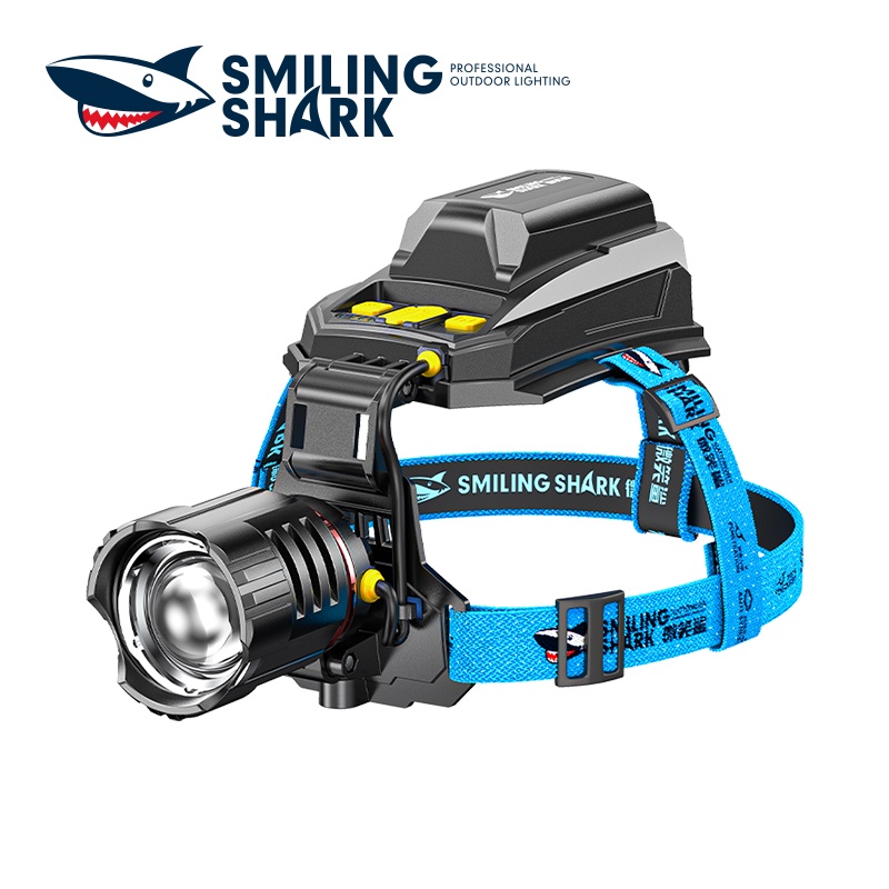 Smiling Shark TD1127 Powerful Head Lamp M77 10000LM Rechargeable ...