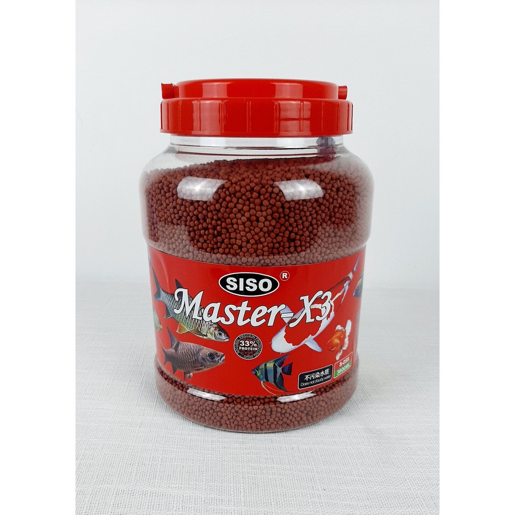SISO Master X-3 Fish Food Makanan Ikan Koi 1250g (M/L) | Shopee Malaysia