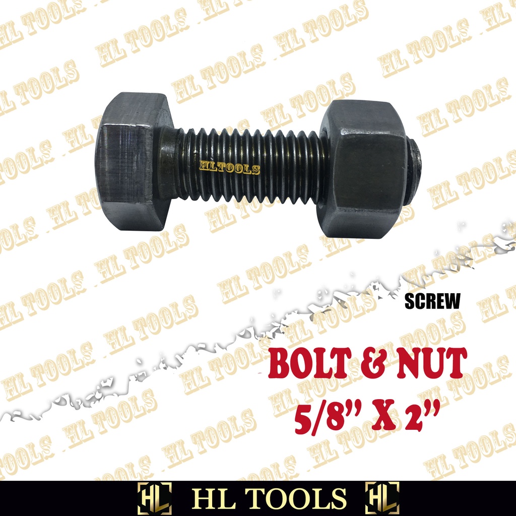 BOLT NUT 5/8" X 2" (1 KG) | Shopee Malaysia