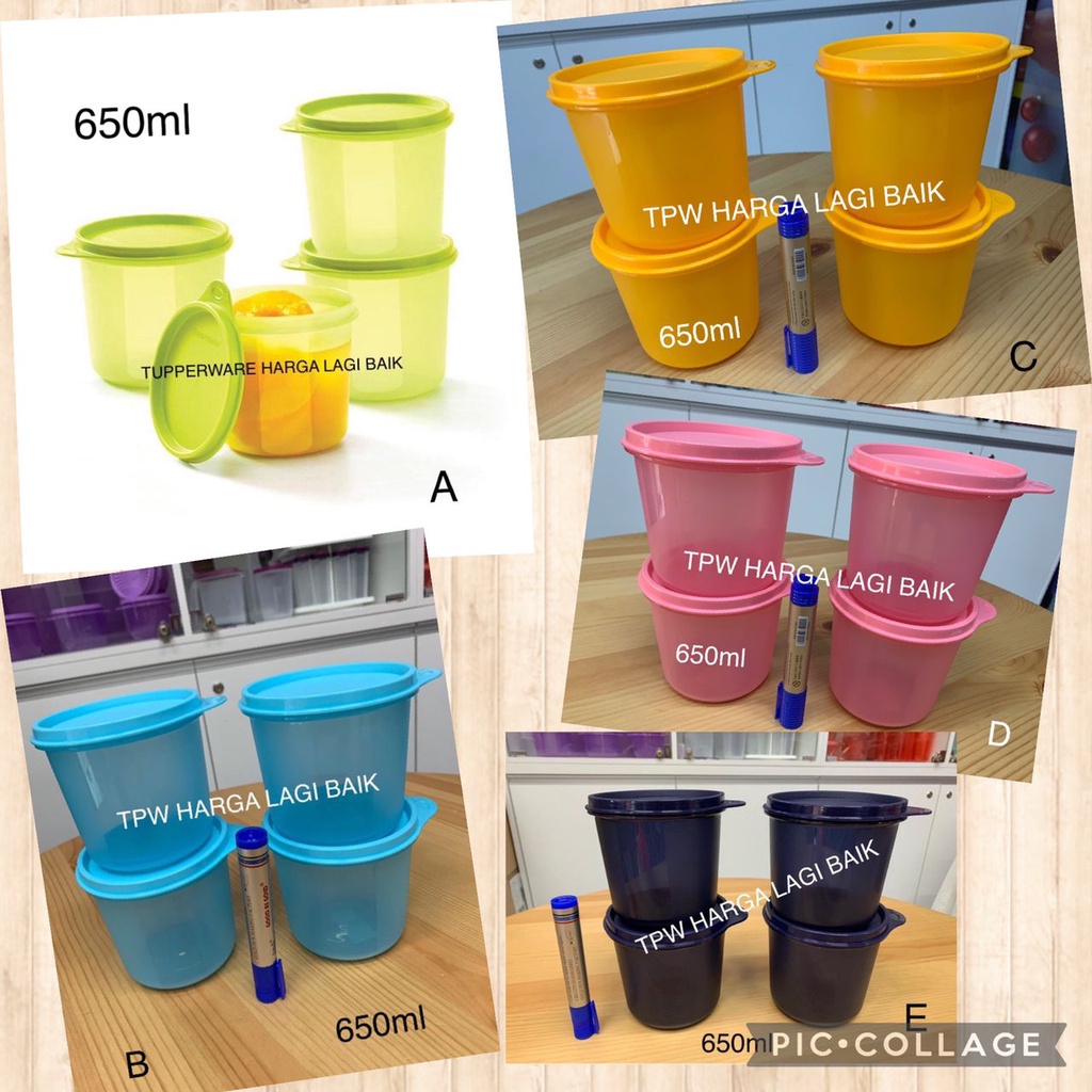 Tupperware Compact High Bowl 650ml (4pcs) | Shopee Malaysia