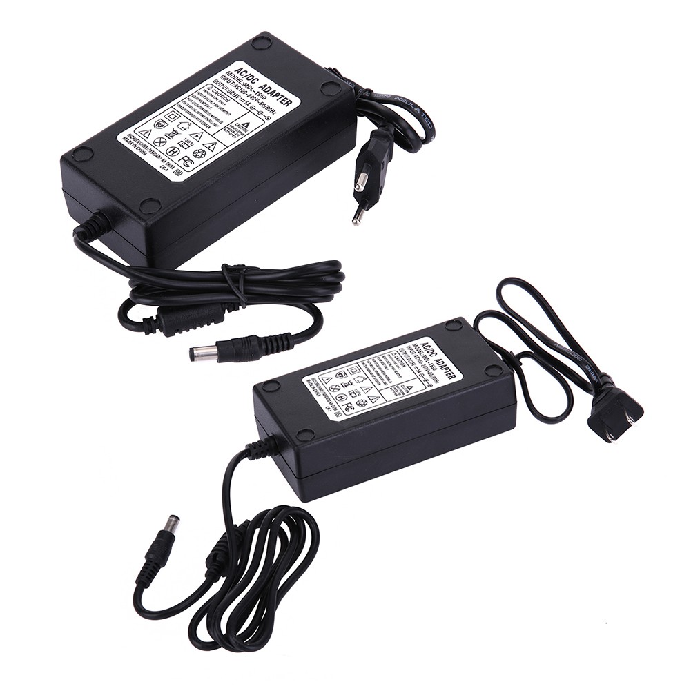 (Hig)15V 5A AC to DC Power Adapter Dual Cable Converter Universal 5.5x2 ...