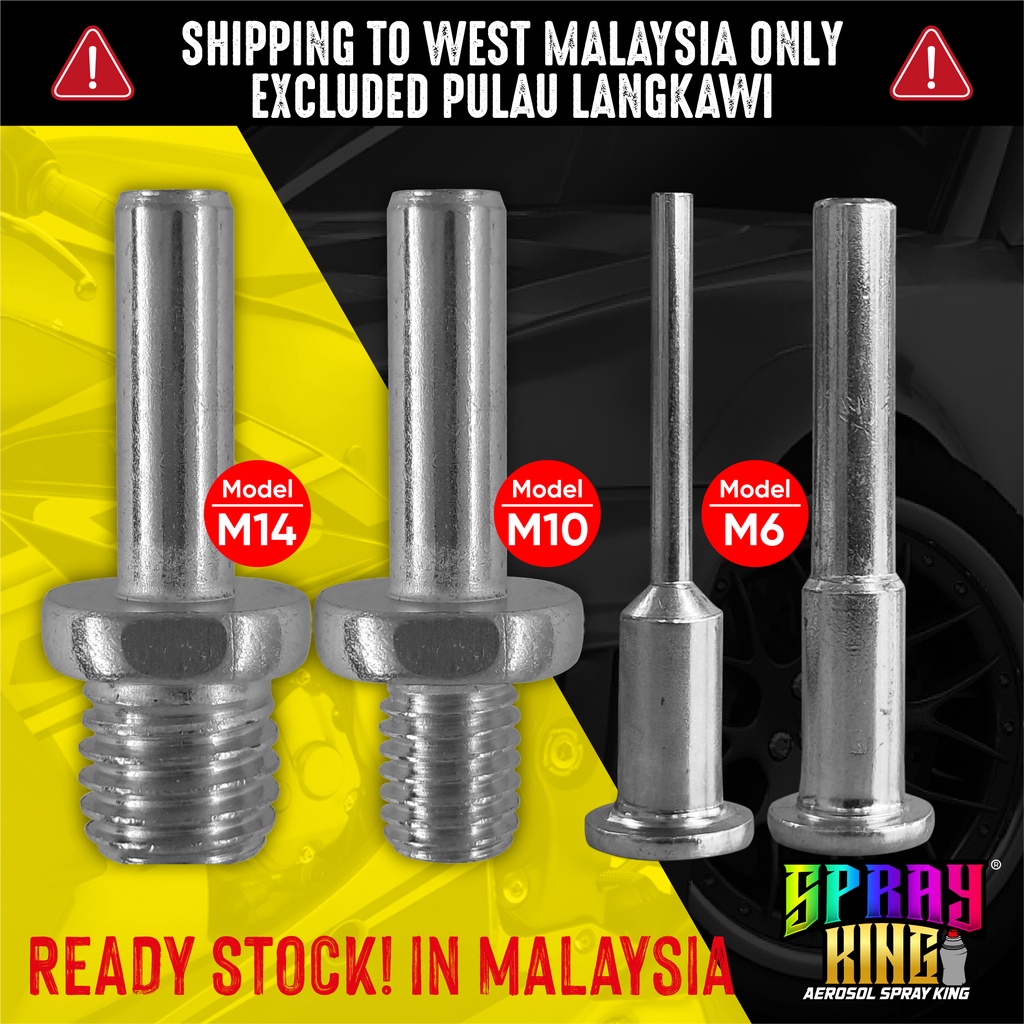 [Adaptor Drill M6 M10 M14] Screw Spindle 9mm/11mm for Angle Grinder ...