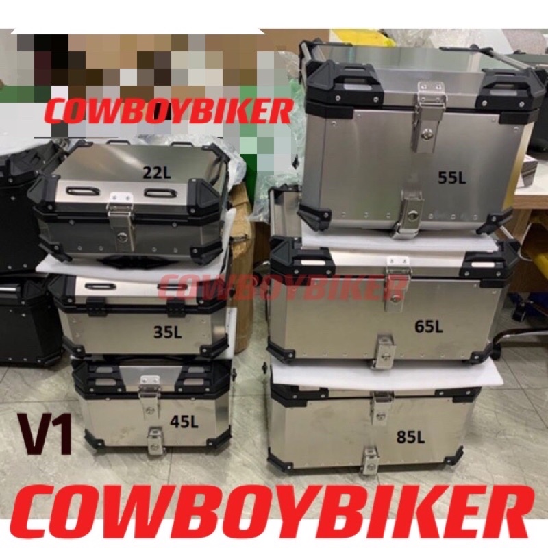 TOP BOX ALUMINIUM 2021 [V1] AND [X SERIES] 22L / 35L / 45L / 55L / 65L ...