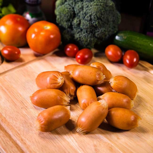 PORKOFINO Mini Cheese Cocktail Sausage Hotdog Short Hot Dog Frozen Meat ...