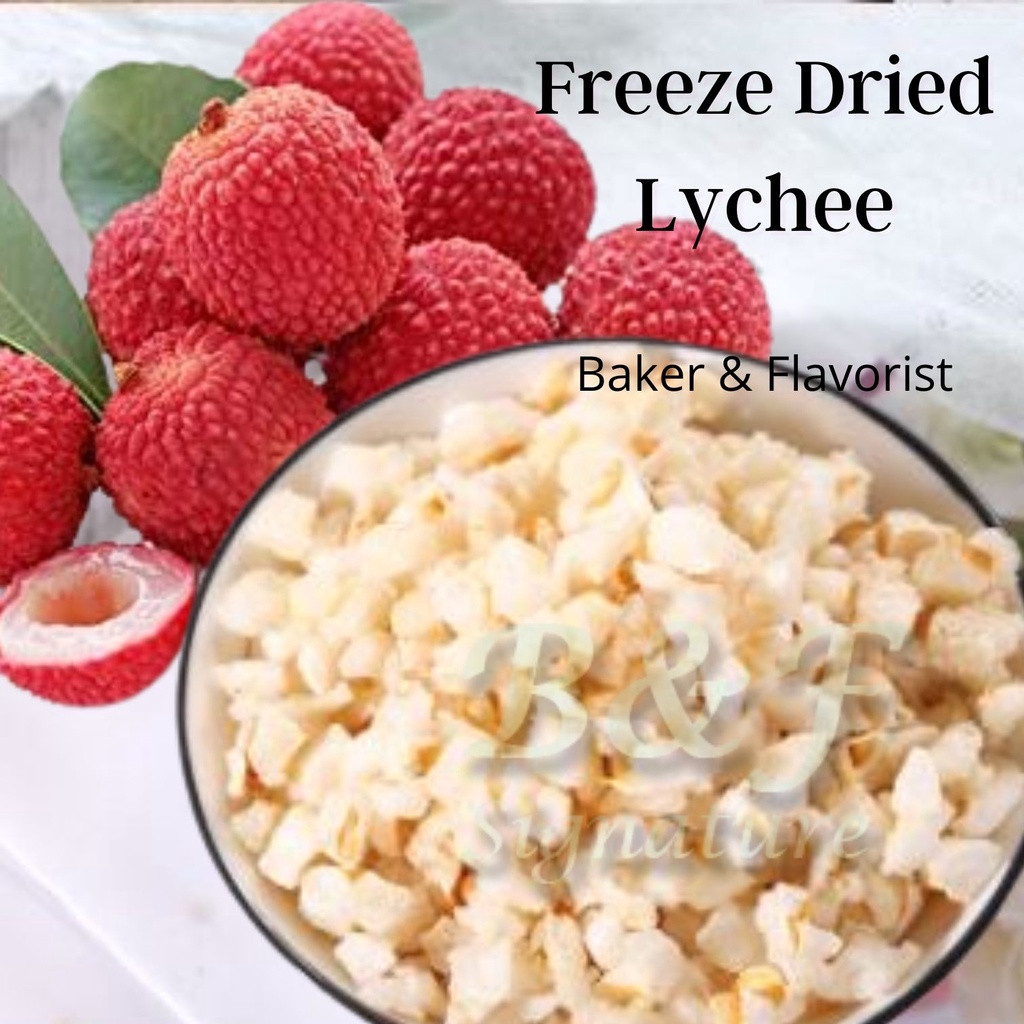 Freeze Dried Lychee 冻干荔枝粒 250g 荔枝丁 Raspberry Blueberry Peach Mango ...