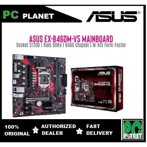 ASUS EX-B460M-V5 Intel B460 LGA 1200 mATX Motherboard | Shopee Malaysia
