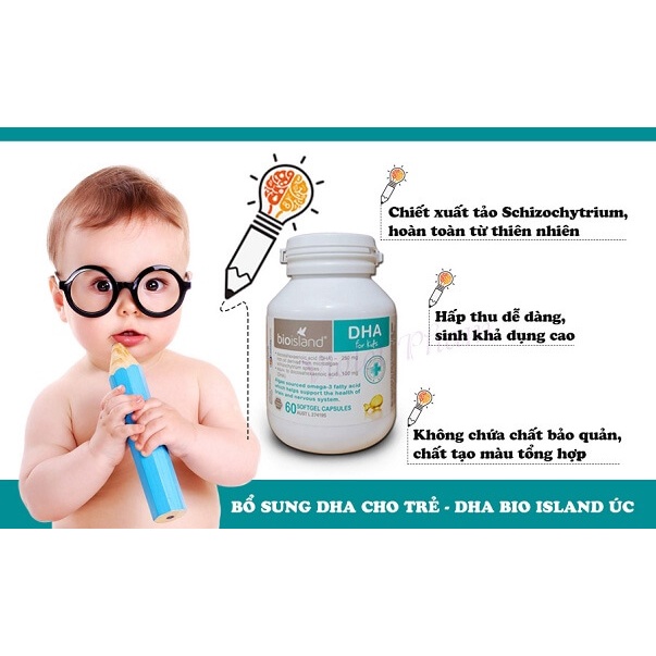 Dha Bio Island Australia For Babies From 6 Months 60 Tablets | Shopee ...