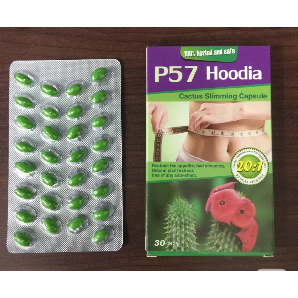 P57 hoodia cactus slimming capsule weight loss 1 box of 30 tablets(PRE ...