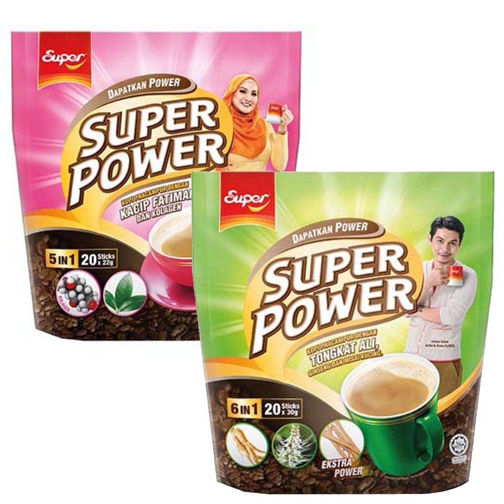 Super Power Coffee Tongkat Ali & Kacip Fatimah with Collagen (20s ...