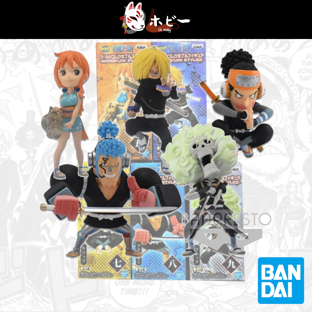One Piece WCF Wano Kuni Style 2 Banpresto Bandai Spirit Mini Figure ...