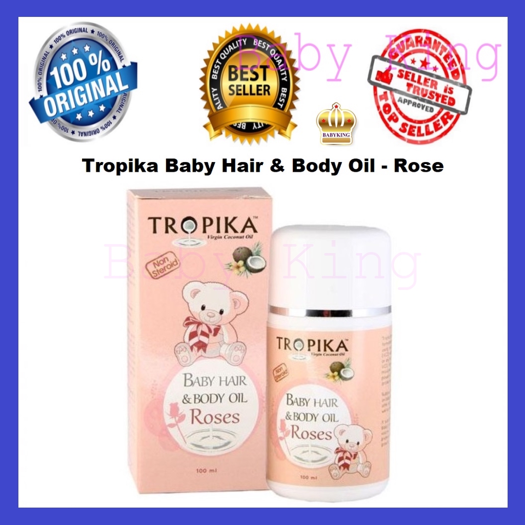 Original Tropika Baby Rose Oil (100ml) | Shopee Malaysia