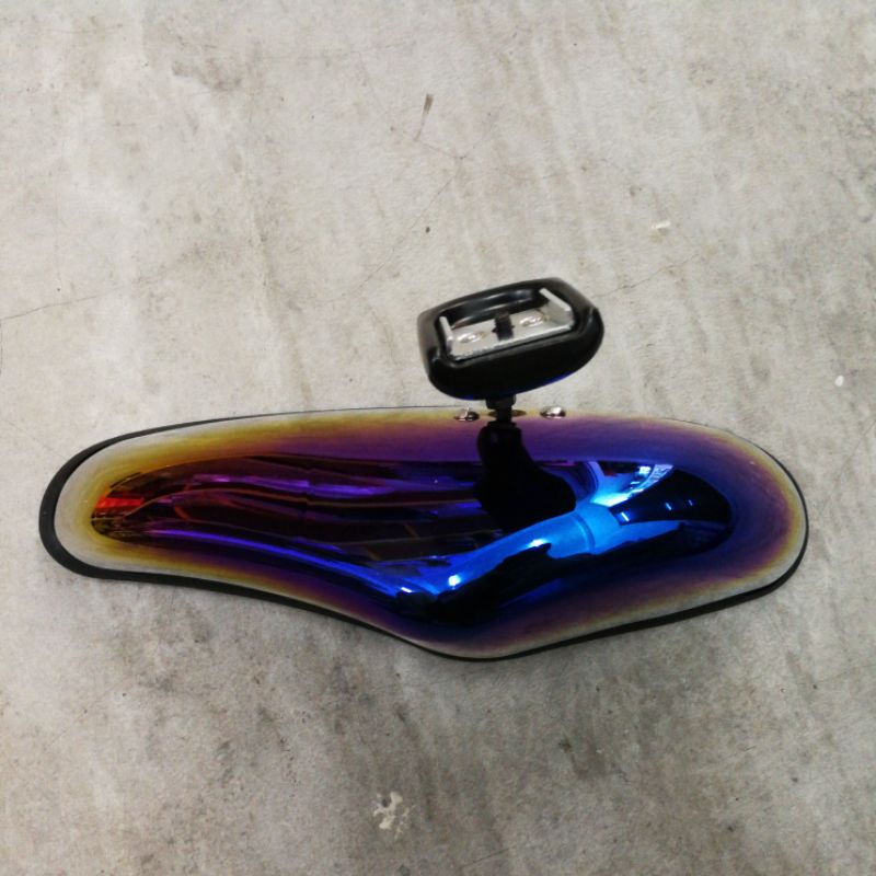 ZOOM ENGINERING ZOOM MIRROR CENTER MIRROR REAR MIRROR UNIVERSAL BLUE ...