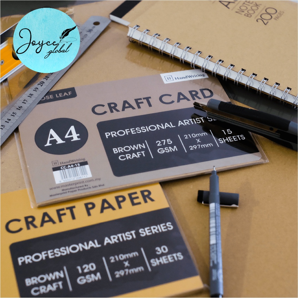 Handwriting • Arts & Crafts Brown Kraft Paper A4 / A3 Size | 120 GSM ...