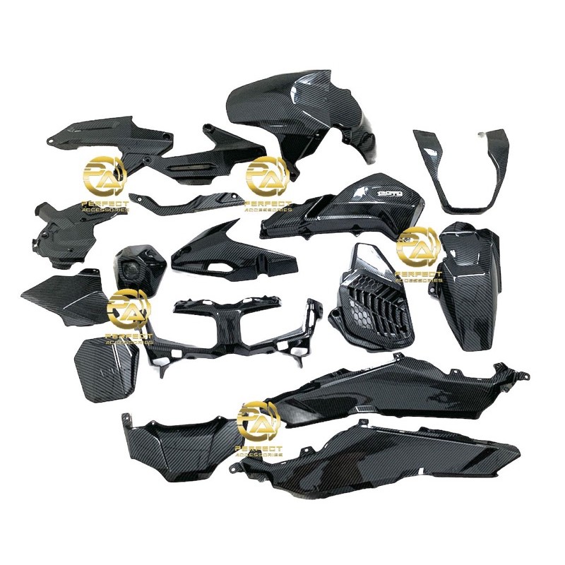 Honda ADV 150 ADV 160 Full Carbon Coverset Water Transfer ADV150 ...