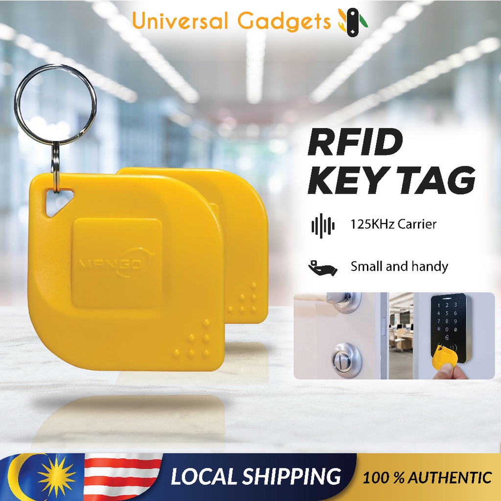 125khz RFID Tag Keychain Access For Door Lock System Proximity Door ...