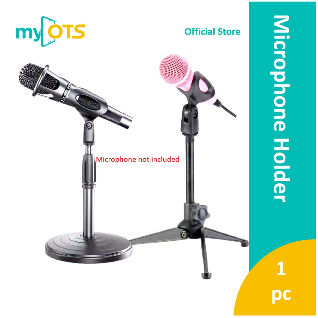 Portable Desktop Microphone Mic Stand Tripod Stand | Shopee Malaysia