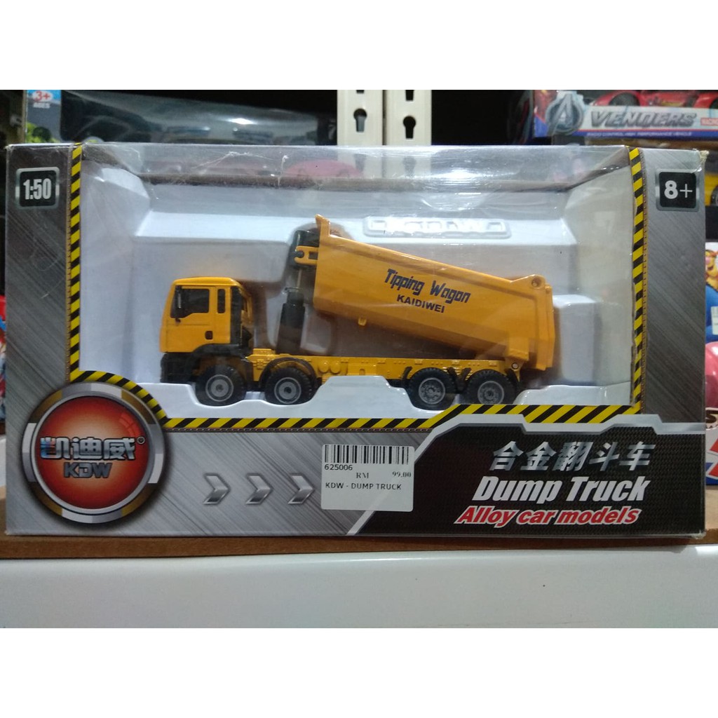 KDW Dump Truck Alloy Car Models | Shopee Malaysia